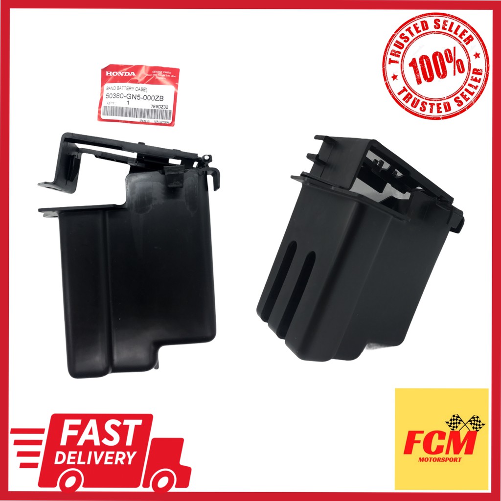 HONDA EX5 / DREAM Battery Box Case Casing / Kotak Plastic Hitam Bateri ...