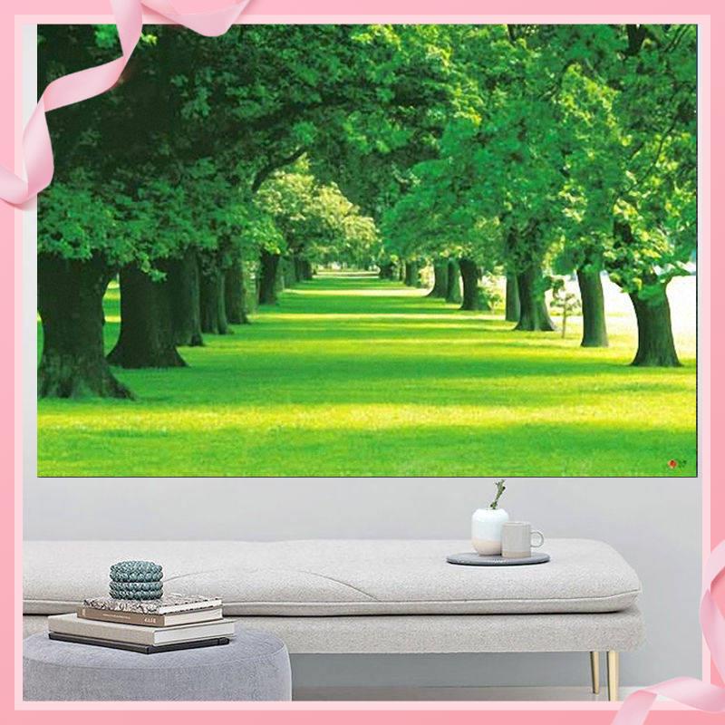 Pokok Landskap Alam Semulajadi Hijau Bunga Poster Taman Hutan dan ...