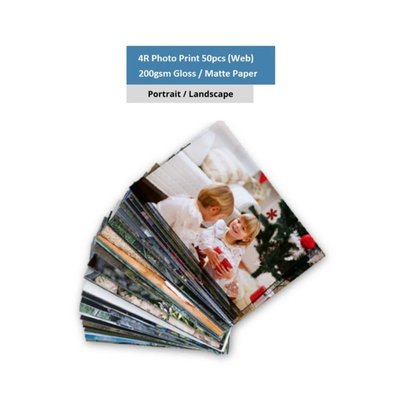 Photobook Malaysia- 4R Photo Print 50 pieces (Web) | Shopee Malaysia