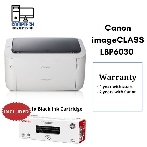 [READY STOCK][NEW][COMPTECH]Canon imageCLASS LBP6030 NO WIFI Monochrome Laser Beam Printer ...