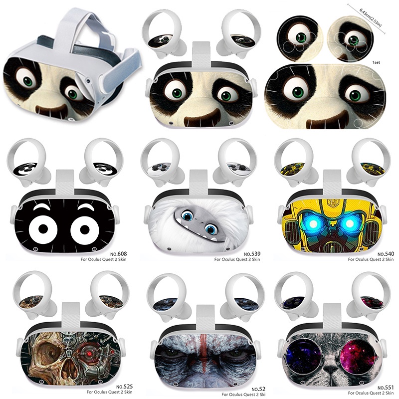 Oculus Quest 2 VR Headset and Controller Sticker Skin, Vinyl Decal Skin ...