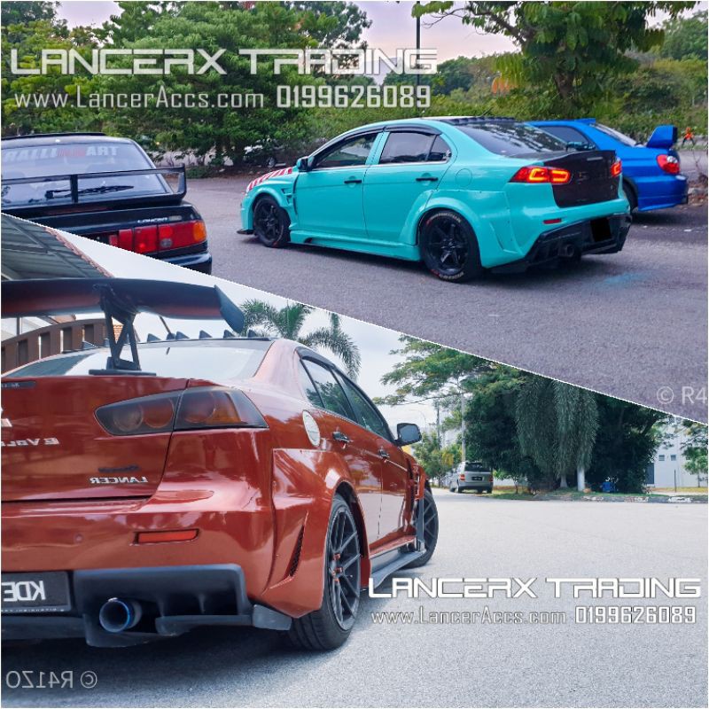 Rear Widebody Varis Style for Mitsubishi Lancer Proton Inspira Evo Wide ...