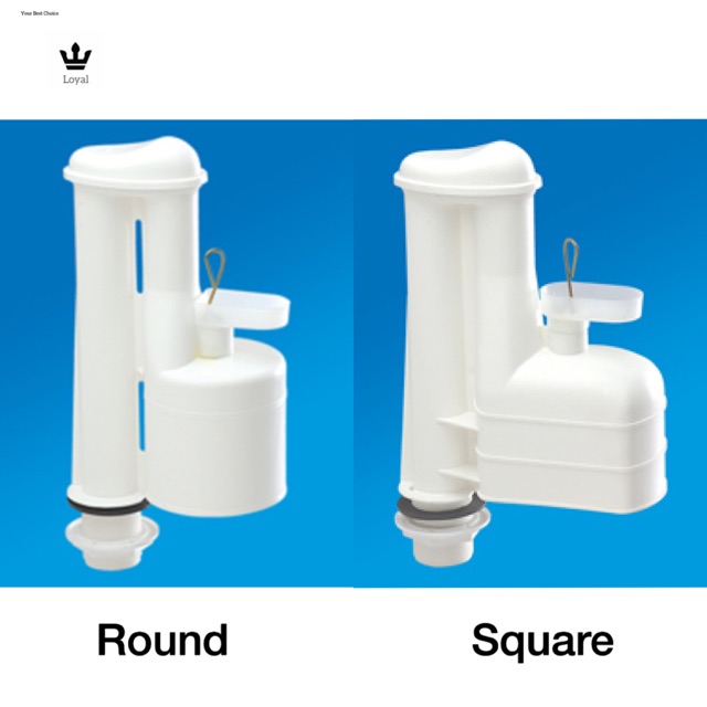 PLASTIC CISTERN SIPHON (Round/Square) | Shopee Malaysia