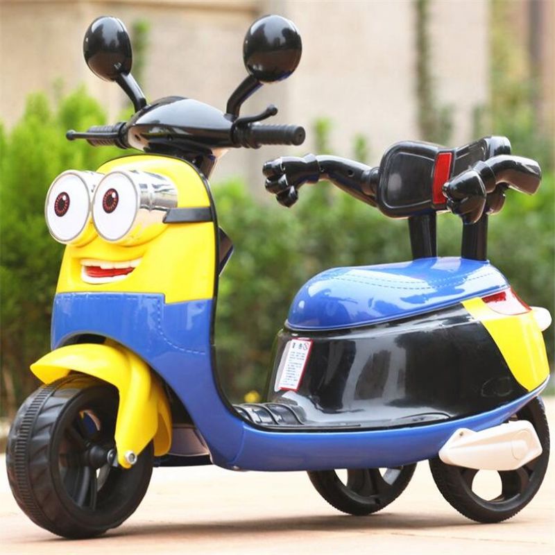 MINION Scooter Kids Electric Motorcycle | Shopee Malaysia