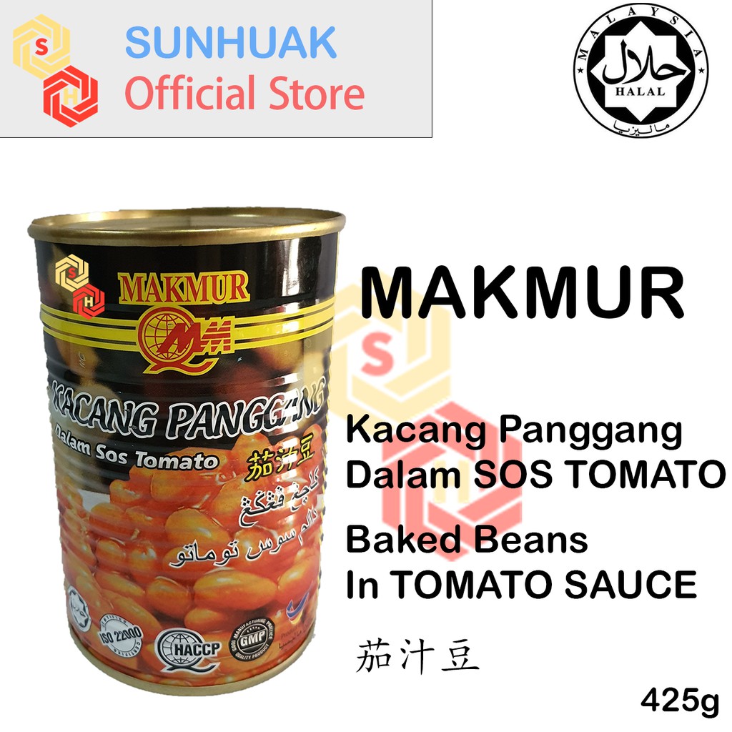 MAKMUR KACANG PANGGANG SOS TOMATO Baked Beans 425g | Shopee Malaysia