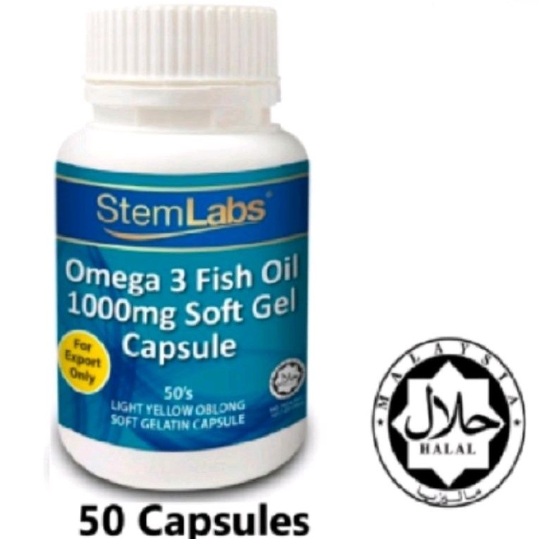 StemLabs Omega 3 Fish Oil 1000mg Soft Get Capsule 50's | Shopee Malaysia