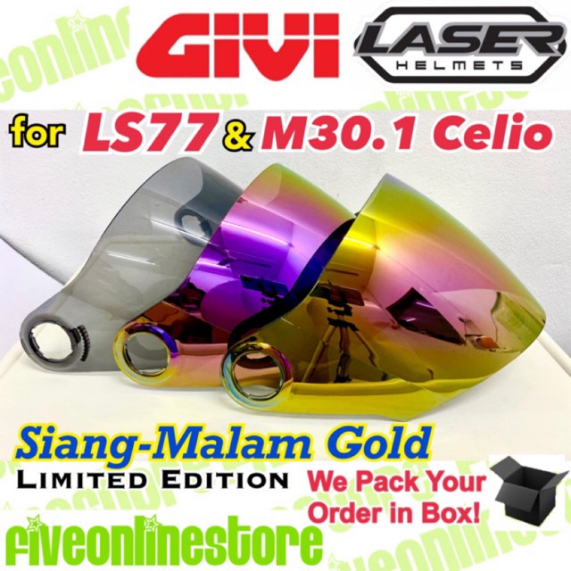 Laser LS77 GIVI M30.1 Cielo Visor Siang Malam Limited Edition READY ...