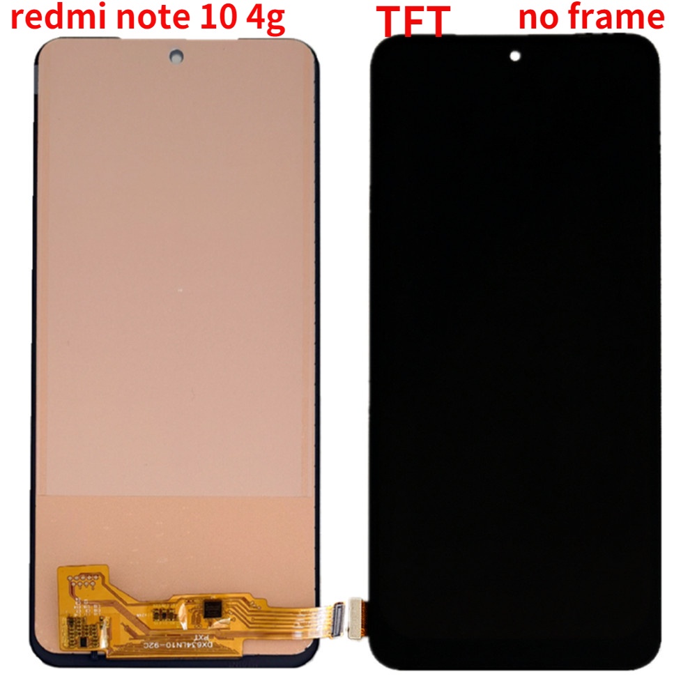 For Xiaomi Redmi Note 10 4G LCD With Frame M2101K7AG Touch Panel Screen ...