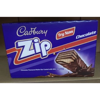 Cadbury Zip chocolate wafer bar (28 x 31.7g) [28 sticks /box] | Shopee ...