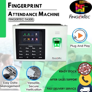 FingerTec TA500 Biometric Fingerprint Thumbprint Time Attendance ...