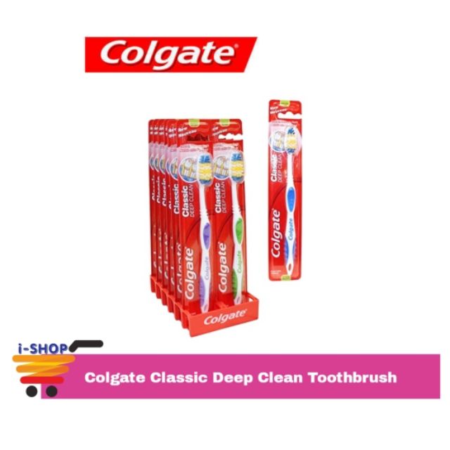Colgate Classic Deep Clean Medium Toothbrush | Shopee Malaysia