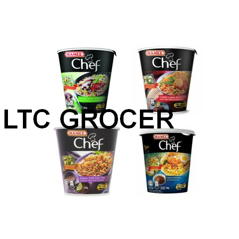Mamee Chef Cup Instant Noodles 62g - 84g | Shopee Malaysia