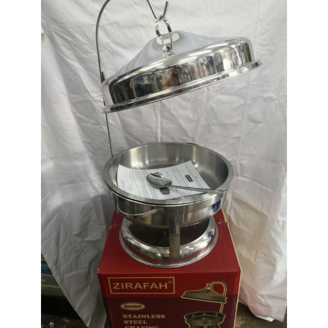 42cm Golden Dome Bell Chafing Dishes Buffet Chafer Hanging Dome Serving ...