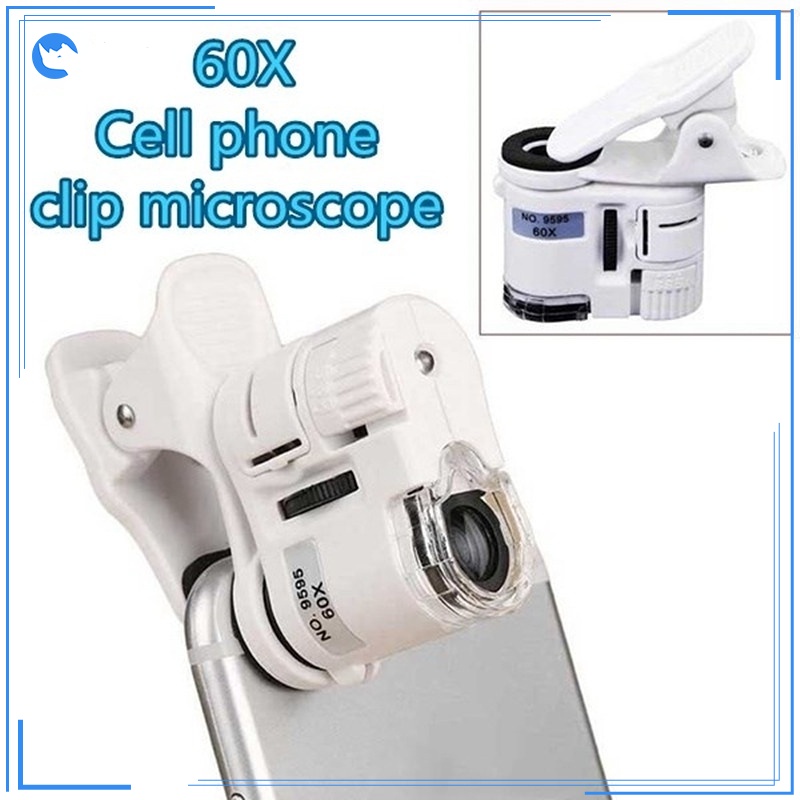 Mobile Phone Microscope Magnifying Glass 60 Times Mobile Phone Camera ...