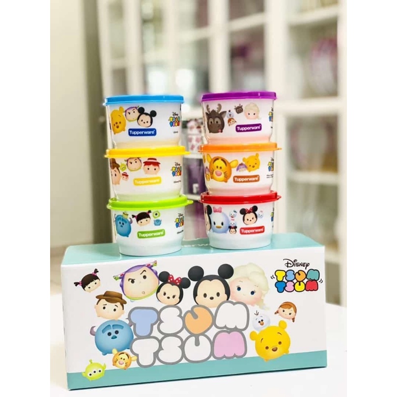 Tupperware Disney Tsum Tsum Gift Set Snack Cup 110ml OR Cubix Mini ...