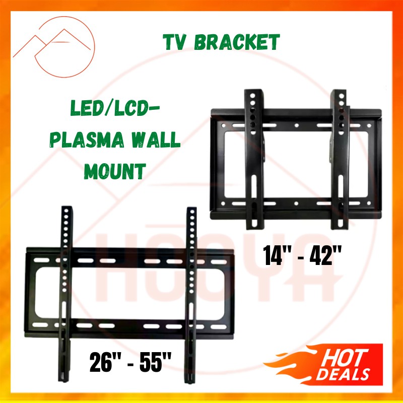 Universal 14”-42” / 26''-55'' Tilt Flat Panel Led Lcd Up Down TV Wall ...