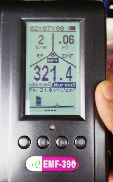 EMF Meter Advanced GQ EMF-390 Multi-Field Electromagnetic Radiation 3 ...