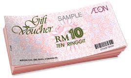 Aeon Voucher RM50 (valid any aeon shopping mall) | Shopee Malaysia
