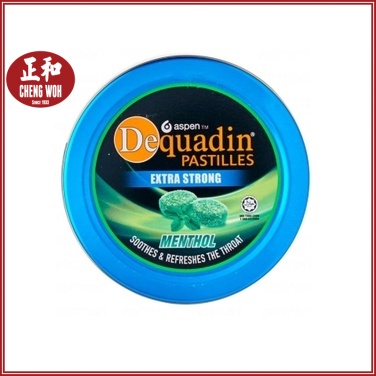 Dequadin Pastilles 46g Extra Strong Menthol (Soothes & Refreshing The ...