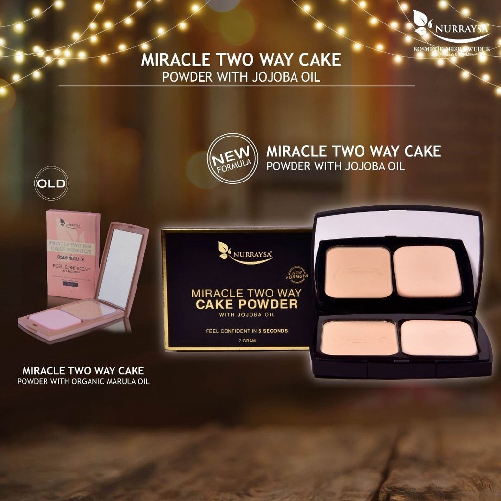 Nurraysa Two Way Cake Powder With Jojoba Oil | Shopee Malaysia