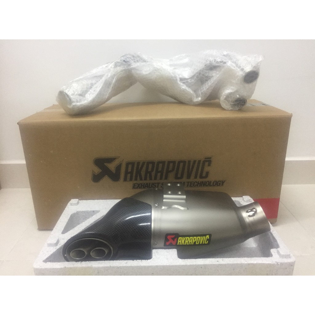 Yamaha MT07 Original Akrapovic Titanium Full System Exhaust | Shopee ...
