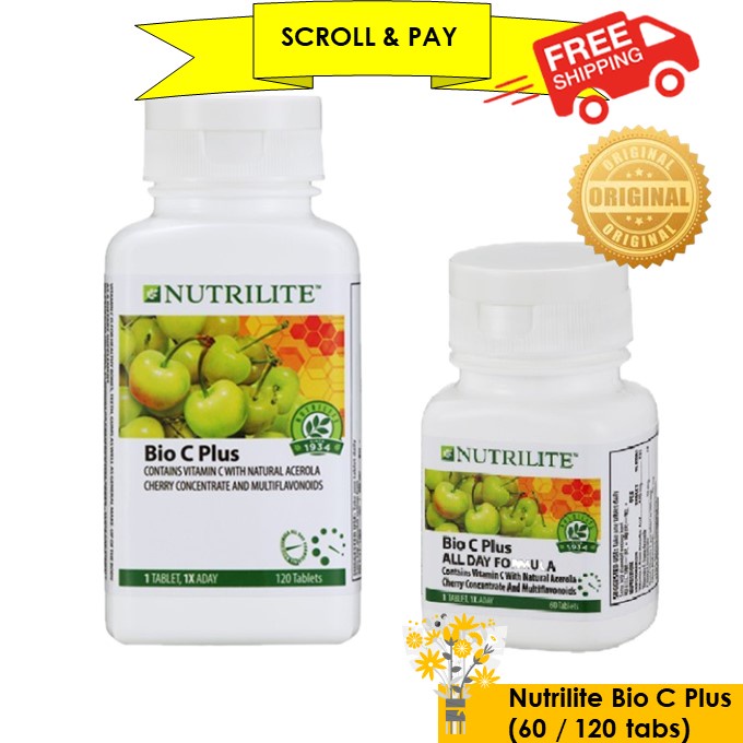 NUTRILITE Bio C Plus ALL Day Formula Vitamin C - AMWAY Genuine Product ...