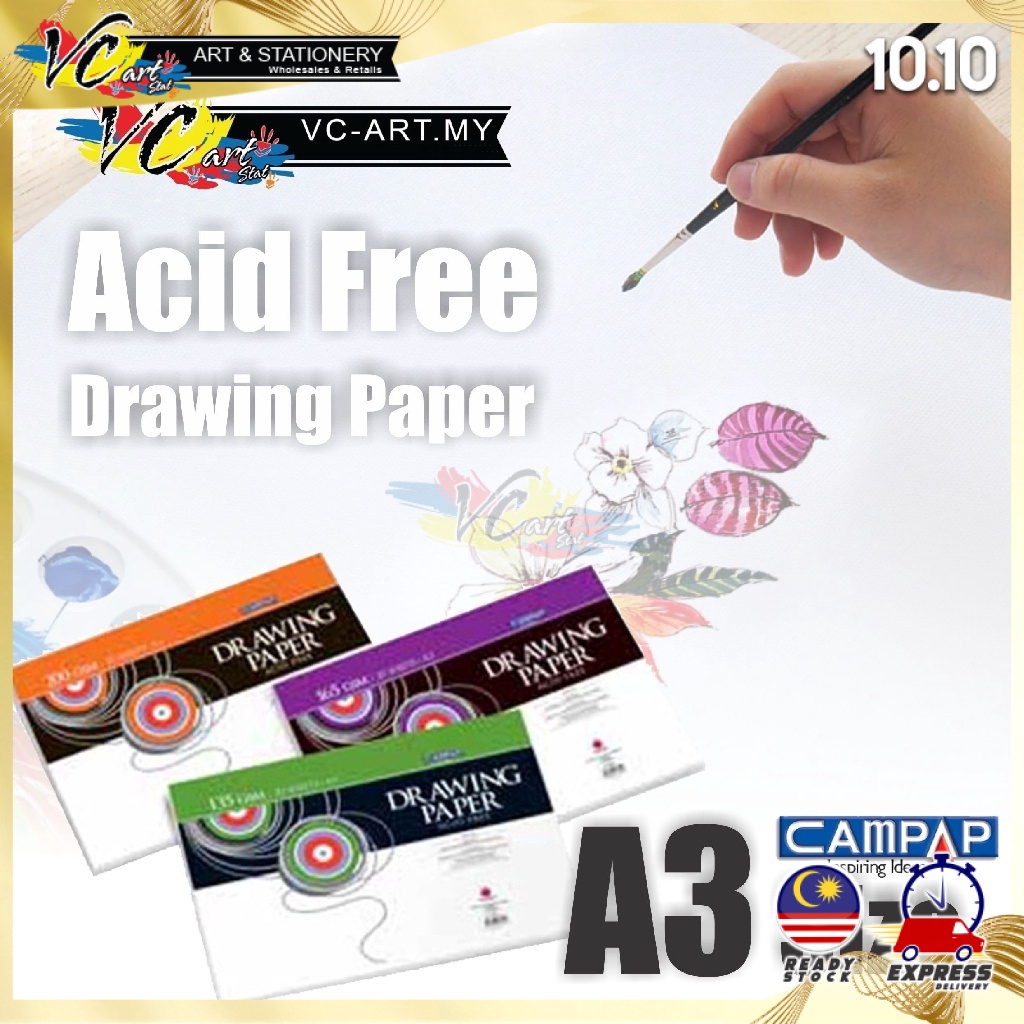 Campap Drawing Paper A3 size (Acid Free) | Shopee Malaysia