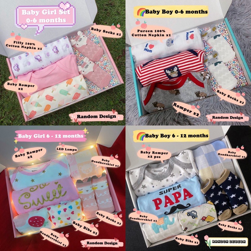 HAMPER BABY BAJET BOY & GIRL MURAH🌈Hadiah bayi lelaki & perempuan ...
