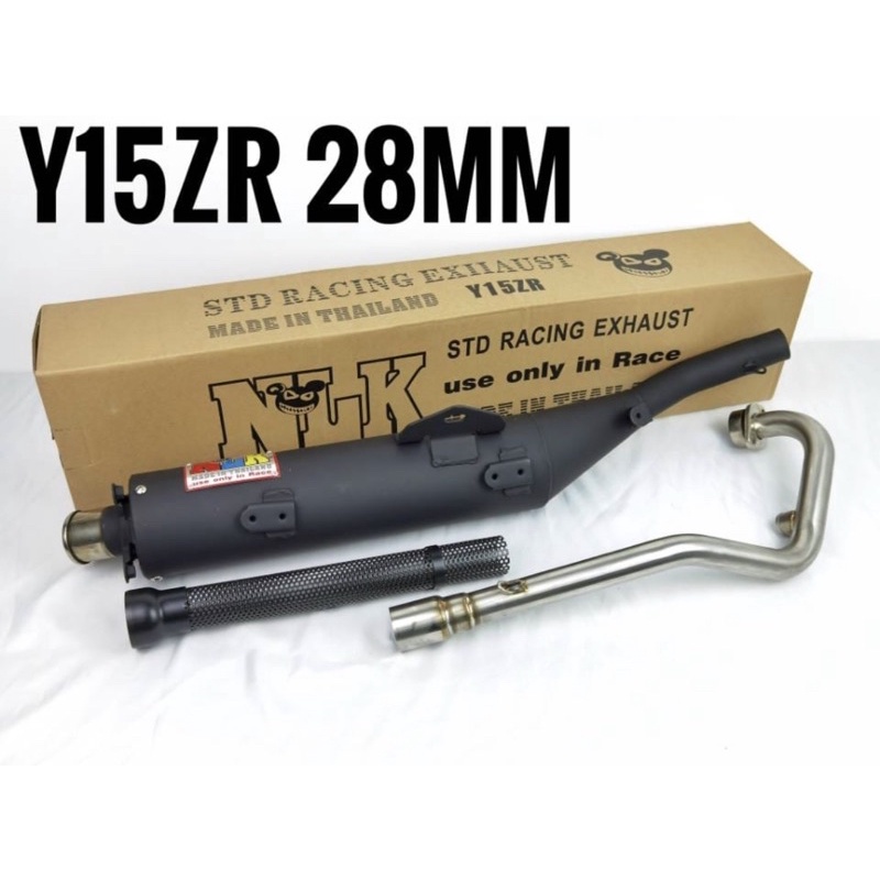 LC135 V1-V7 exhaust nlk Y15ZR 28mm 32mm 35mm NLK Ekzos EXHAUST STANDARD OPEN STD OPEN / YAMAHA ...