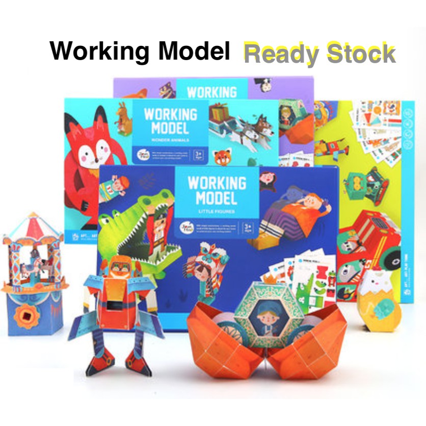 Joan Miro [Store Ready] Movable 3D Working Model Kids Motion Art Craft ...