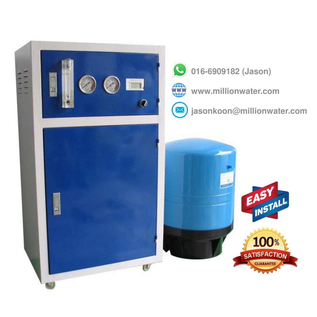 Commercial Reversed Osmosis (RO) Water Filtration System with 800 GPD ...