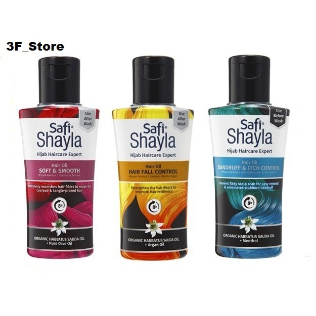 Safi Shayla Hair Oil / Safi Shayla Minyak Rambut (100 ml)- Soft ...