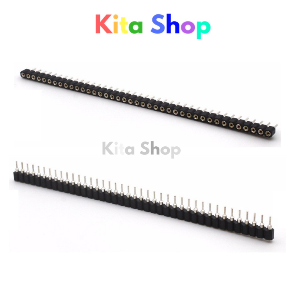 Single Row Round Female Header Pin / Straight Turn Pin (40 pins ...