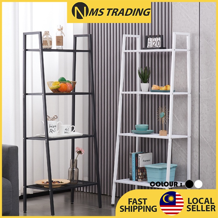 4 Tier Multipurpose Shelf Shelves Rack Rak Besi 60 x 148cm / 35 x 148cm ...