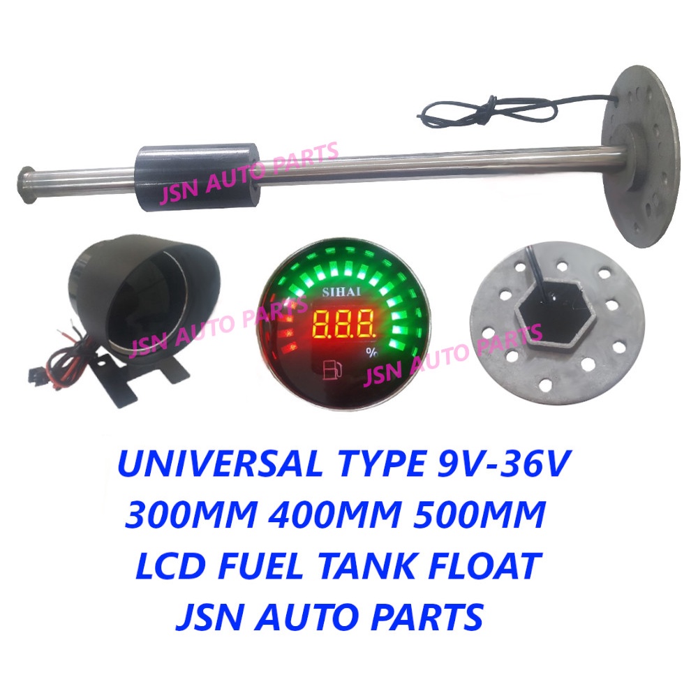 UNIVERSAL 300MM 400MM 500MM 600MM 700MM LCD 9V-36V FUEL TANK FLOAT ...