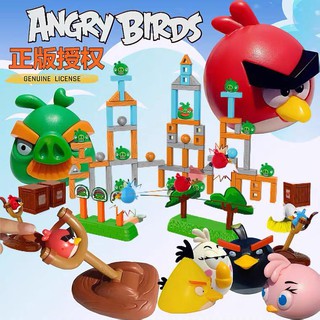 Original Angry Birds Toy Interactive Catapult Toy Building Blocks 4 ...