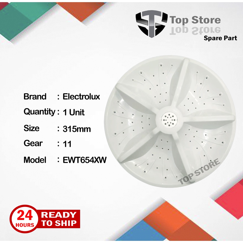 Electrolux Washing Machine Pulsator 315mm Gear11 EWT654XW | Shopee Malaysia