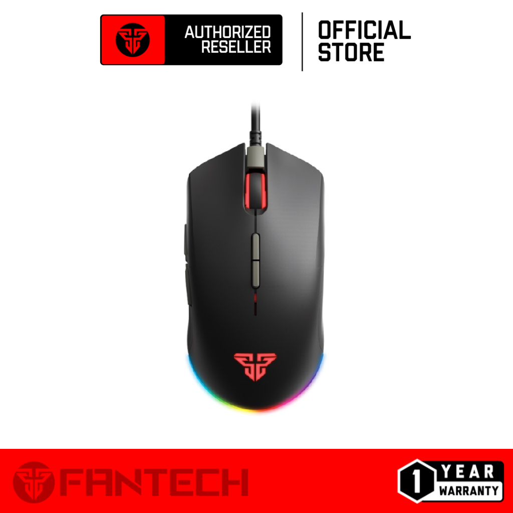 Fantech X17 BLAKE 7D RGB Gaming Mouse 10000DPI PMW3325 Sensor (MO27 ...