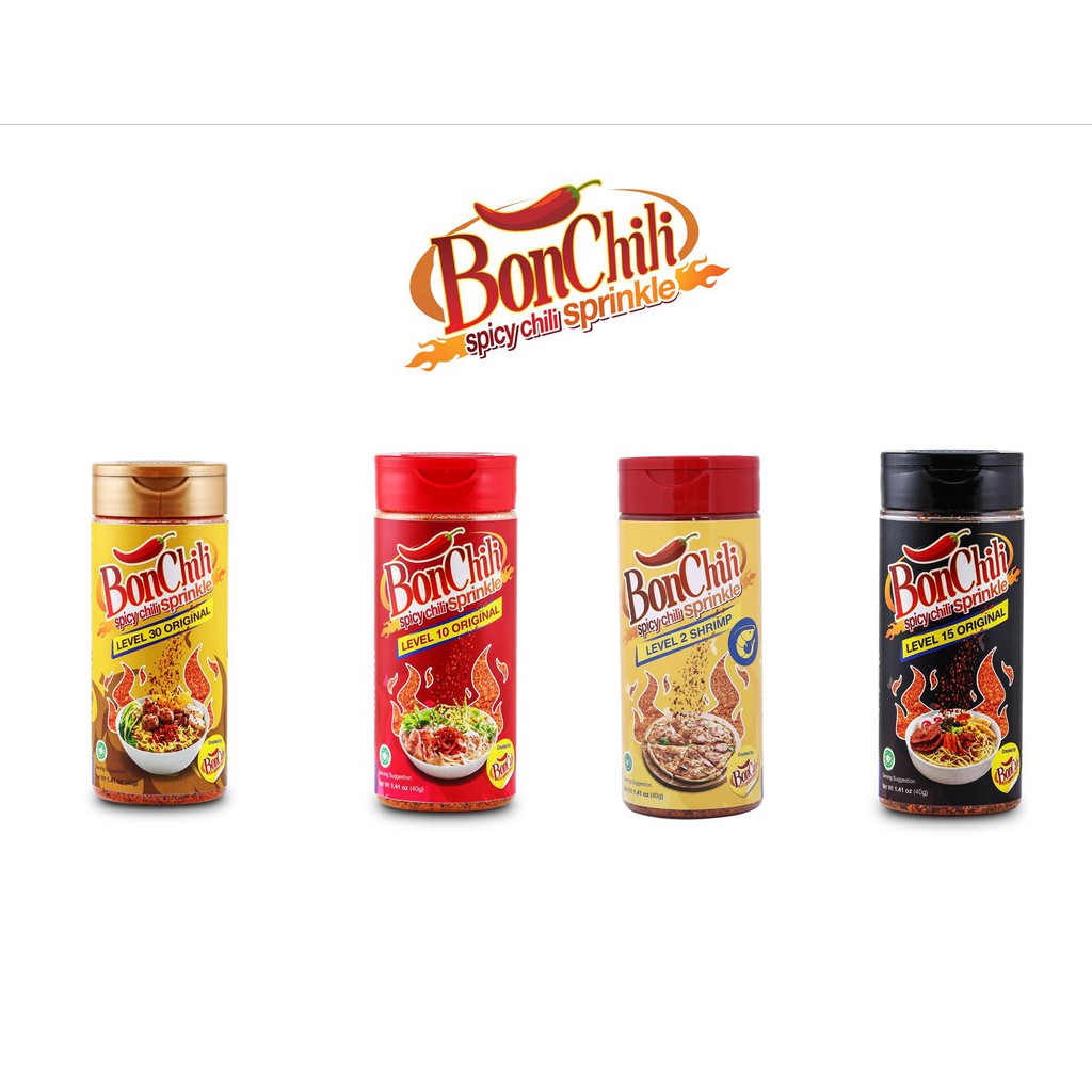 Bonchili Spicy Chili Sprinkle Level 2/10/15/30 (40g) | Shopee Malaysia