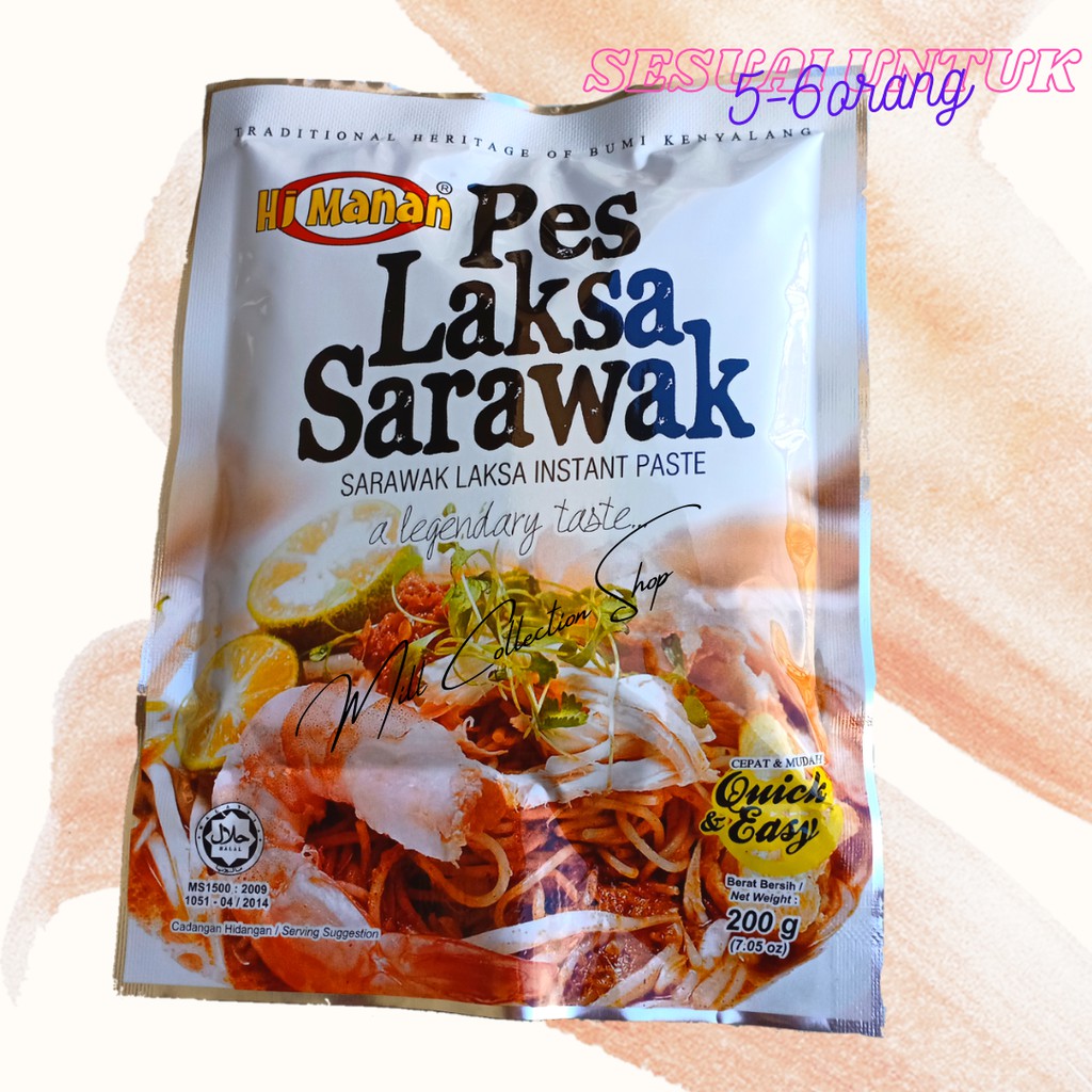 Pes Laksa Sarawak Hj Manan 200g | Shopee Malaysia