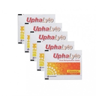UPHALYTE Oral Rehydration Salts ( ORS ) Orange Flavour 1 SACHET ...