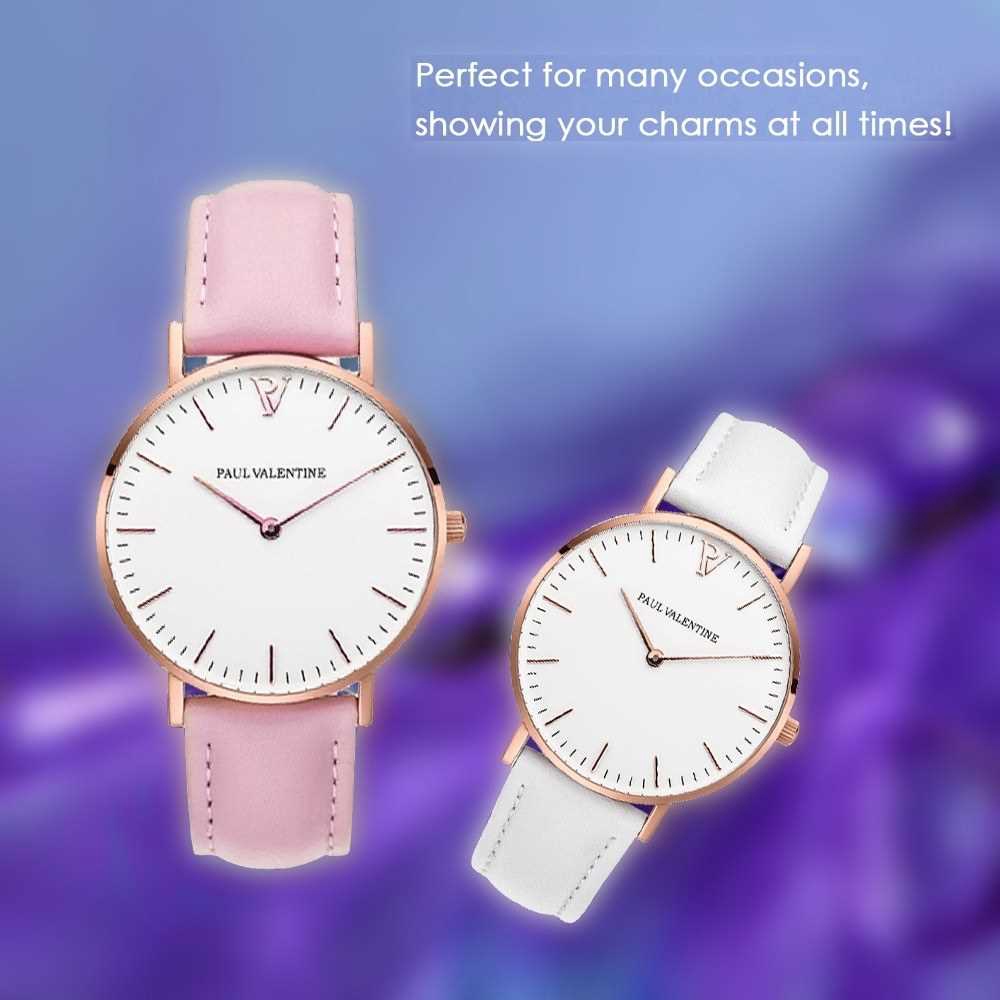 Waterproof Female Male Watches (White) | Shopee Malaysia