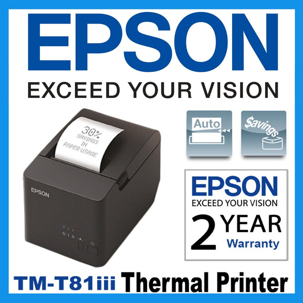 Epson TM-T81iii Thermal Receipt Printer ( New Model) | Shopee Malaysia