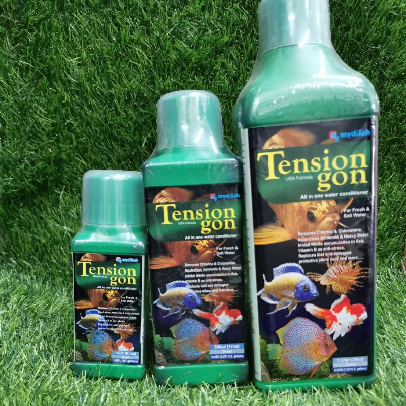 Tension Gon anti klorin / chlorine untuk ikan hiasan / betta fish ...