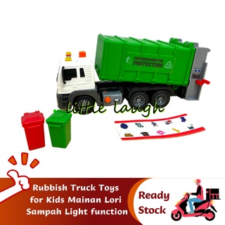 Rubbish Truck Lori Sampah Kanak kanak Mainan Lori Light and sounds ...