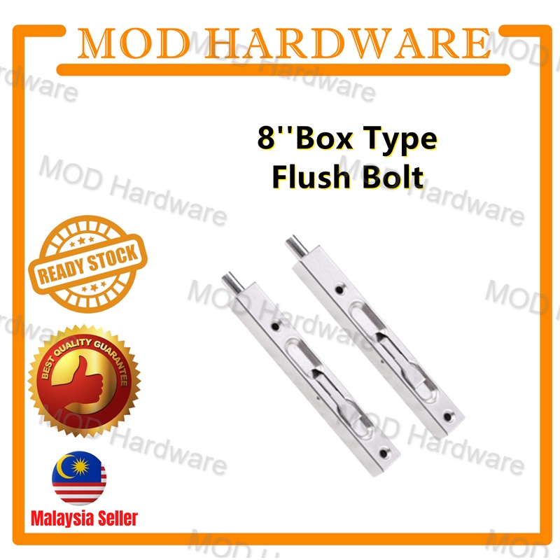 8''Box Type Flush Bolt - Stainless Steel Door Action Flush Bolt/Latch ...