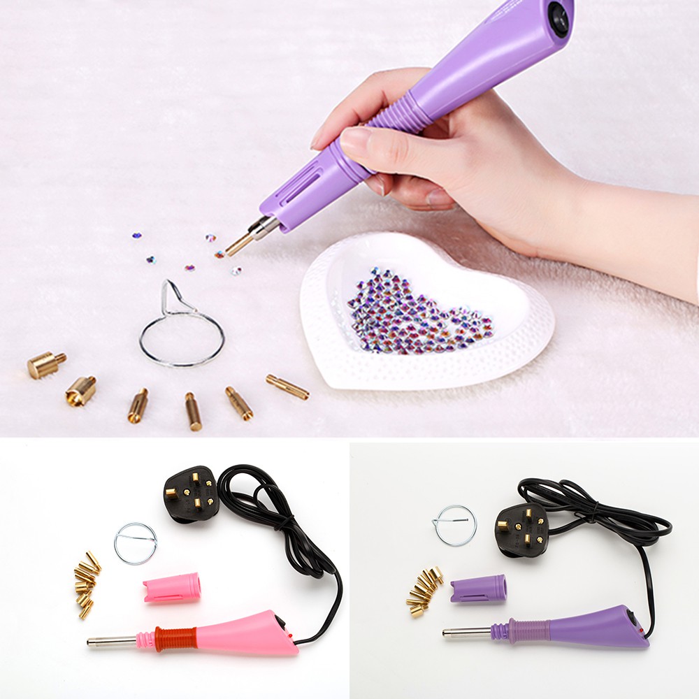 Hot Rhinestone Fix Applicator hotfix Crystal Machine Wand Rapid Heating ...