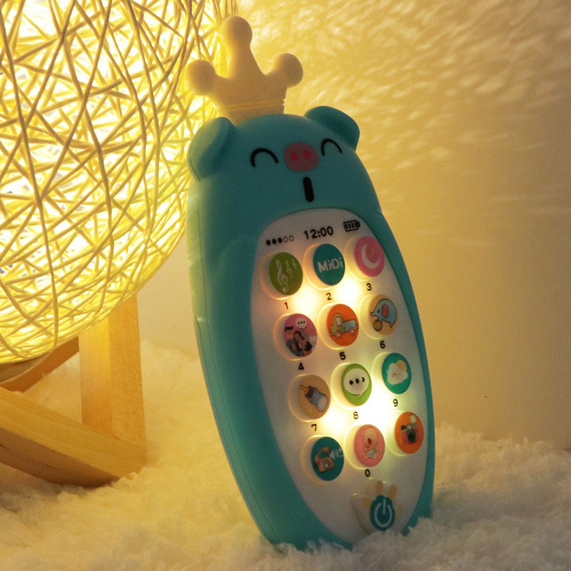 Baby Can Teether Baby Light Music Mobile Phone Early Childhood ...