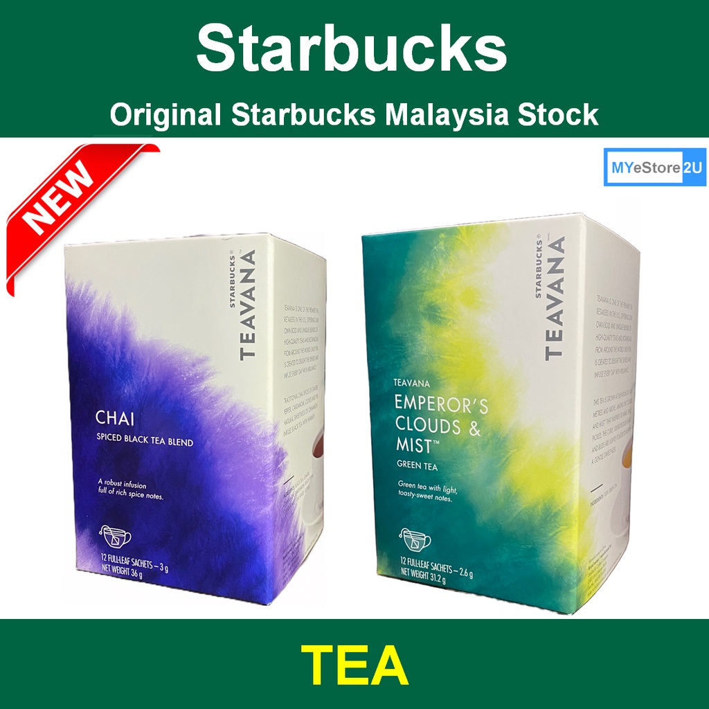 Starbucks TEAVANA Tea (Original Starbucks Malaysia) Full Leaf Green Tea ...
