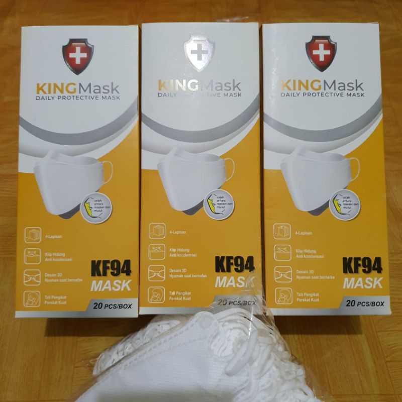 Kf94 Kingmask Korea Mask 4ply 1 Box Contents 20 Pcs | Shopee Malaysia